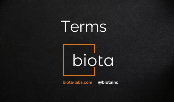 Terms | Biota